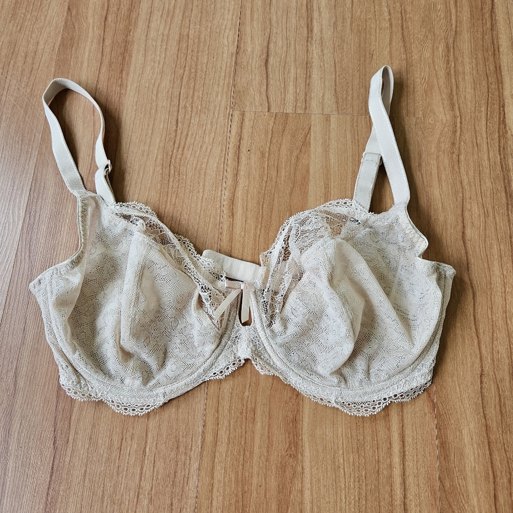 Freya Lace Trim Bra With Underwire - Gem